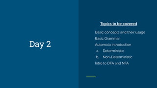 Theory of Computation Basic Concepts and Grammar | PDF