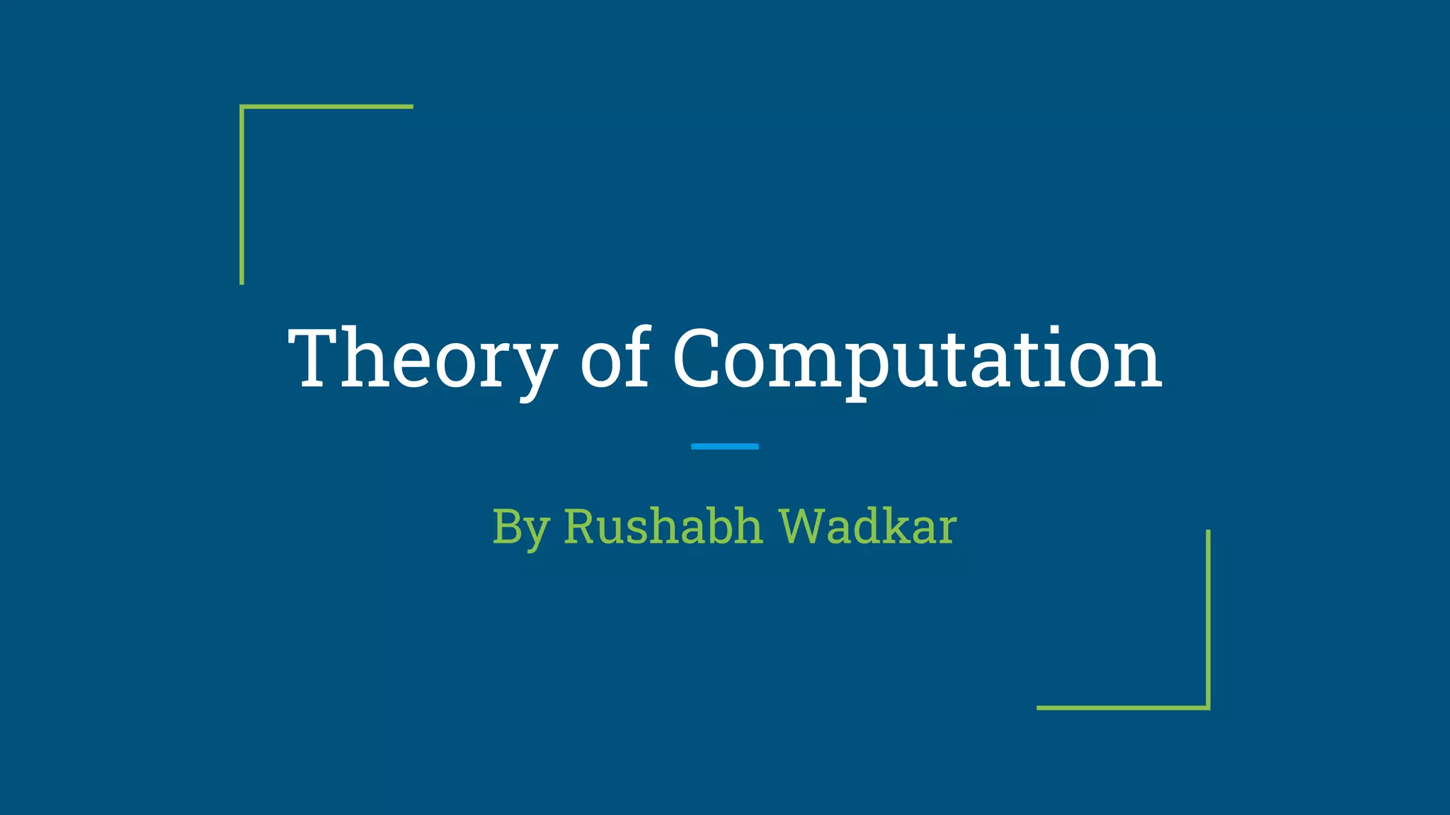 Theory Of Computation Fsm Conversions And Problems Ppt