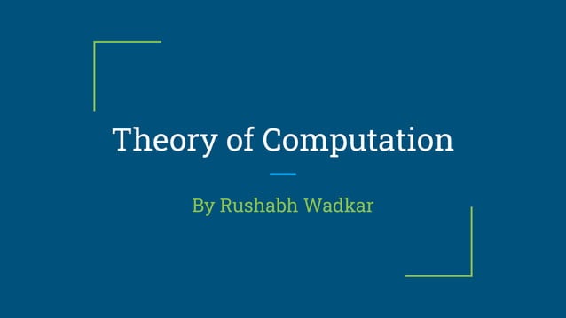 Theory Of Computation Grammar Concepts And Problems Pdf Programming Languages Computing