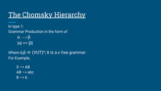 Theory of Computation Grammar Concepts and Problems | PDF | Programming Languages | Computing