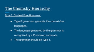 Theory of Computation Grammar Concepts and Problems | PDF