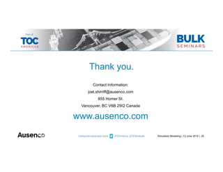 Optimizing Logistics Chains with Simulation Modelling | PDF