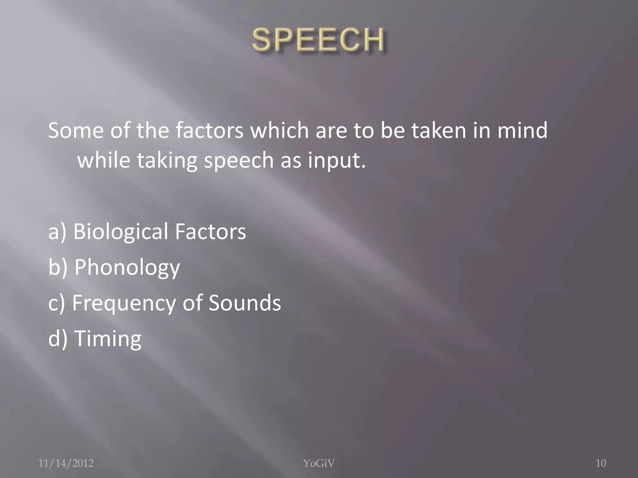Automatic Speech Recognition | PPT