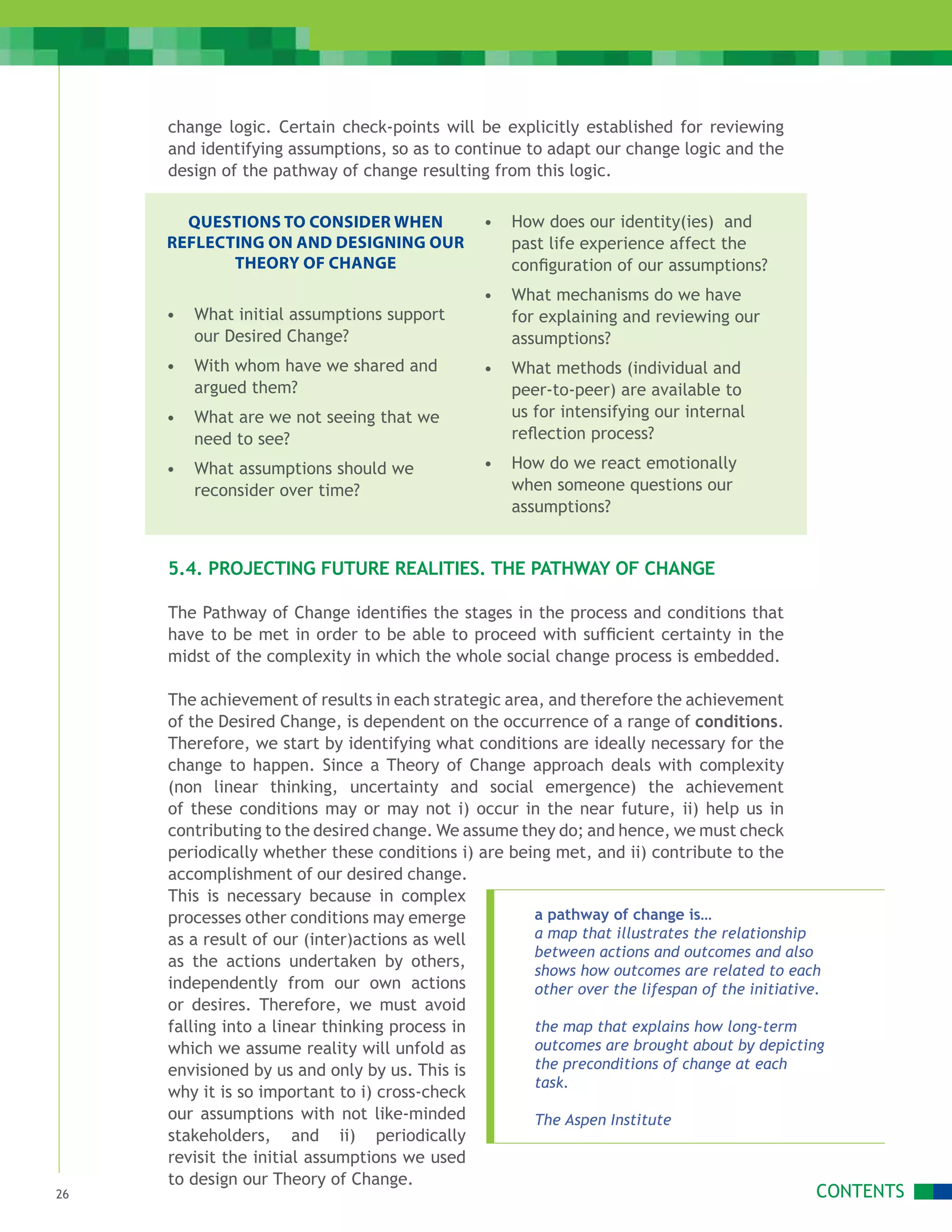 THEORY OF CHANGE | PDF