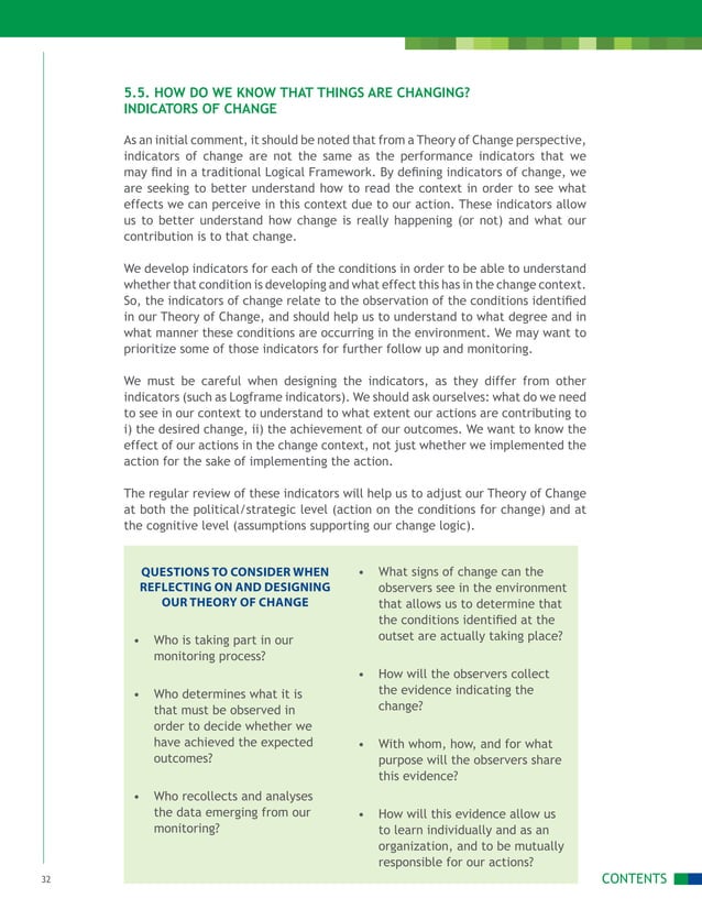 THEORY OF CHANGE | PDF