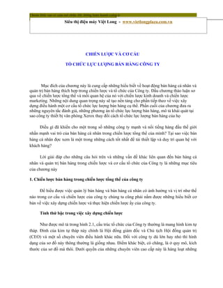 To chuc luc luong ban hang, tổ chức lực lượng bán hàng | DOC