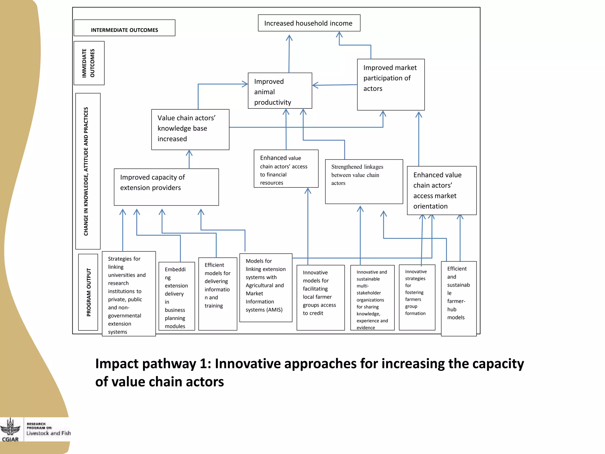 Review of small ruminants value chain impact pathways developed for ...