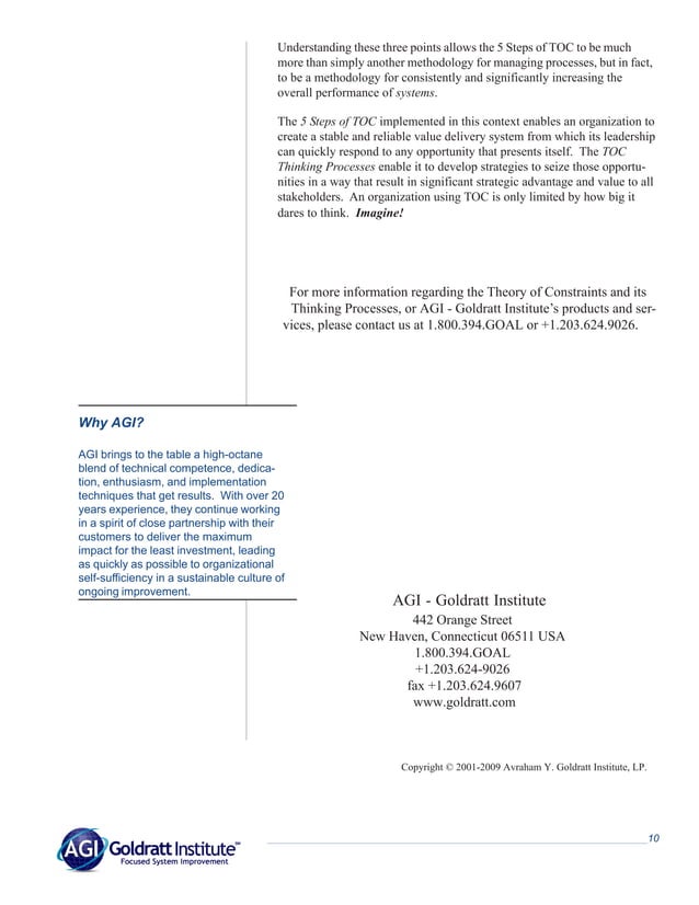 Toc introduction | PDF