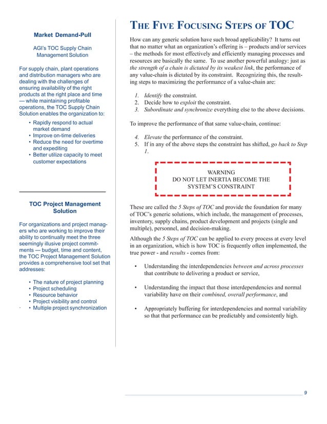 Toc introduction | PDF