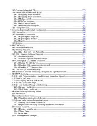 TOC training KeyCloak Redhat SSO core | PDF
