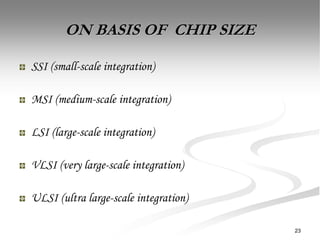 Medium Scale Integration Msi