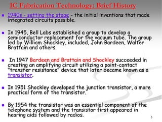 integrated circuits | PPT