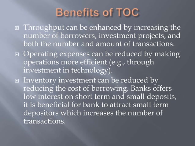 Toc Lecture Presentation | PPTX | Healthcare Industry | Industries