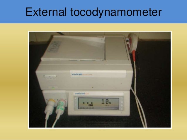 Tocodynamometer, cardiotocogram