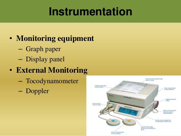 Tocodynamometer, cardiotocogram