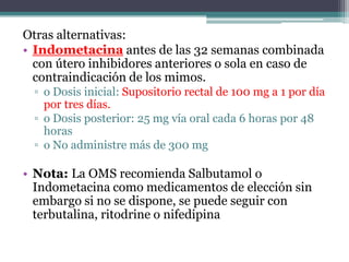 Tocolisis | PPTX