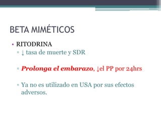 Tocolisis | PPTX