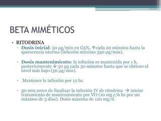 Tocolisis | PPTX