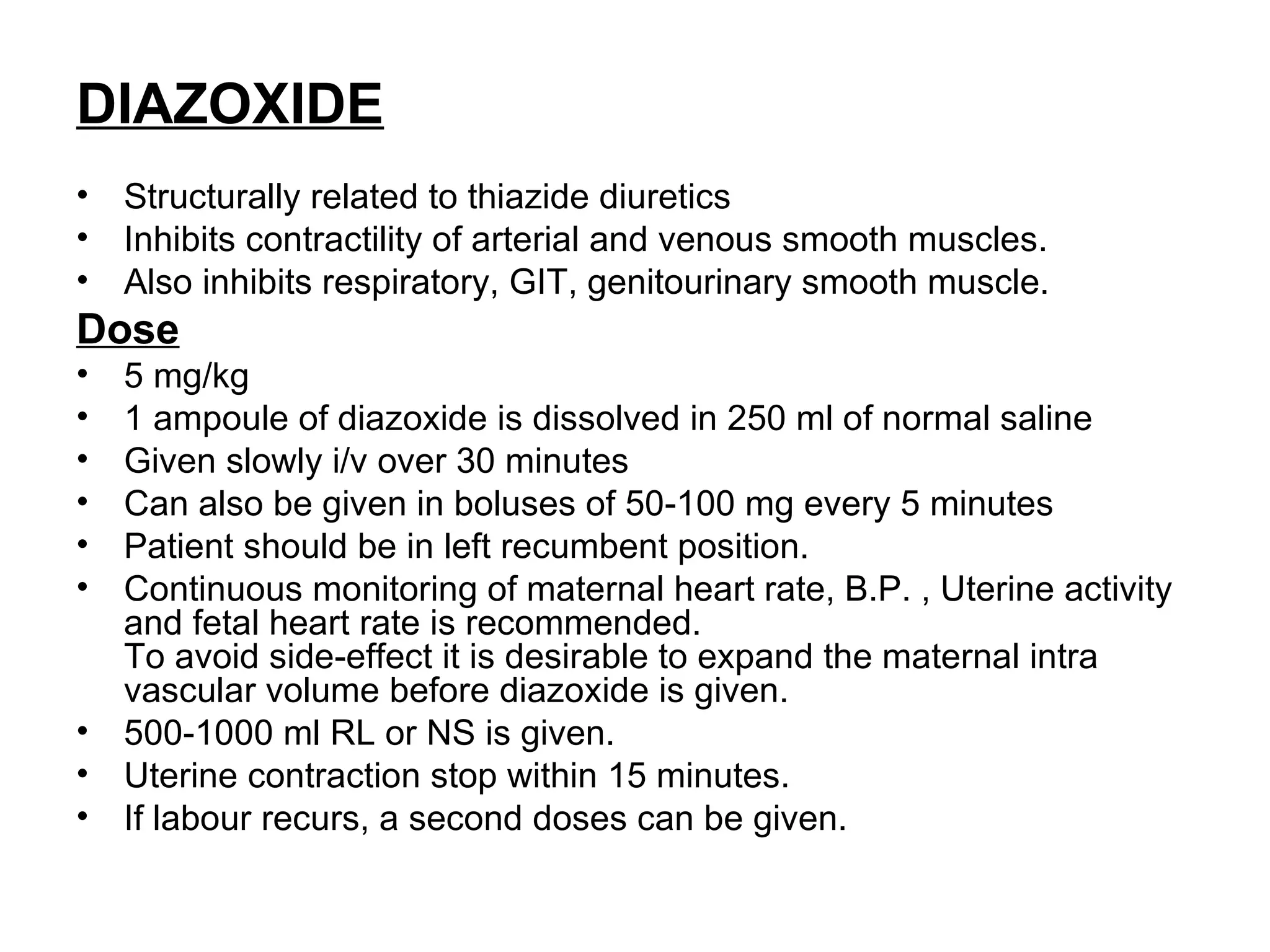 Tocolysis & fda risk categories | PPT