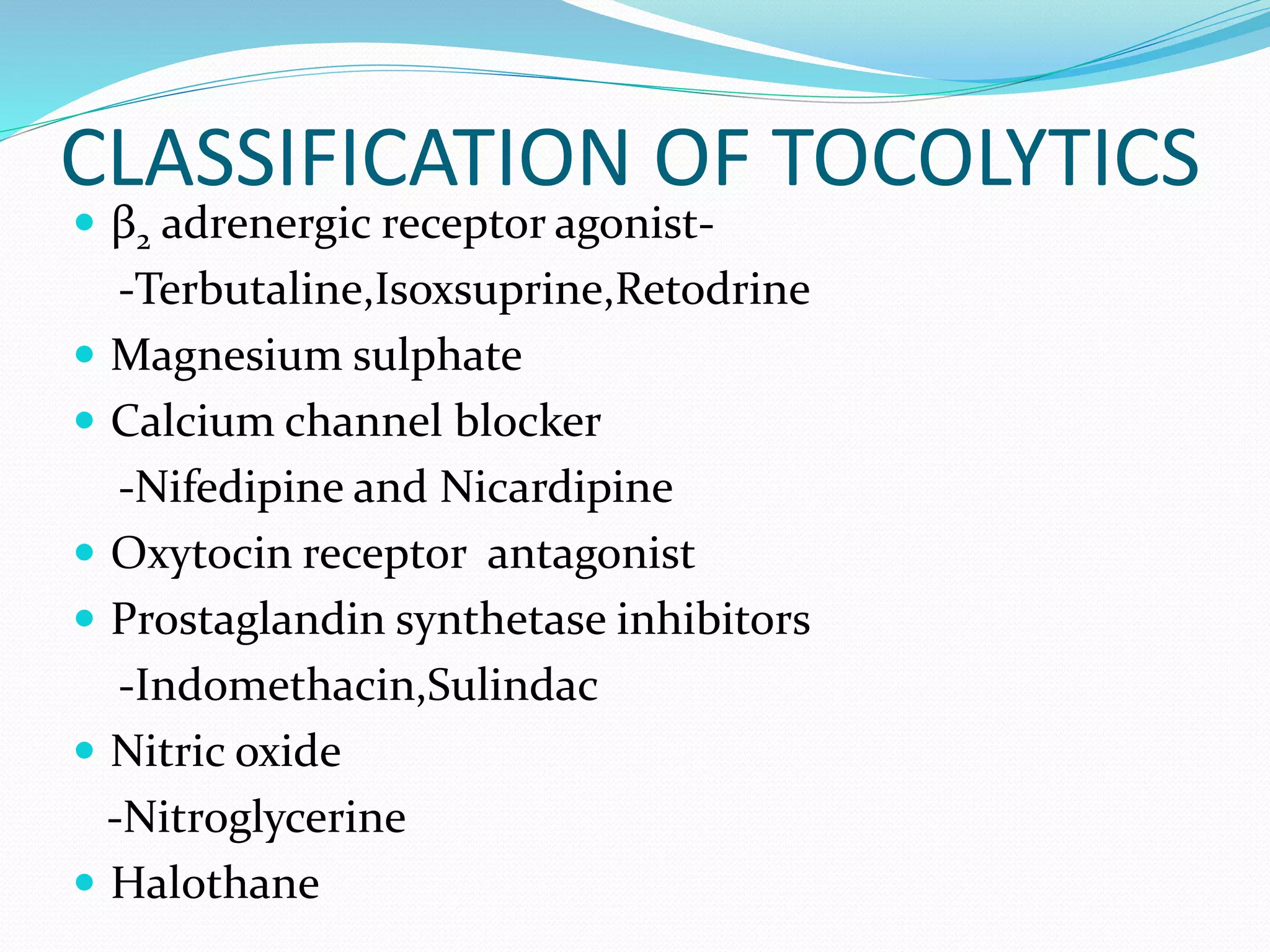 TOCOLYTIC AGENT.pptx