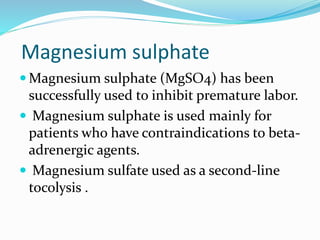 TOCOLYTIC AGENT.pptx
