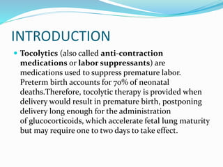TOCOLYTIC AGENT.pptx