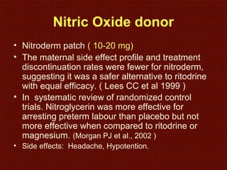 Tocolytic drug | PPT