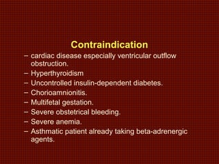 Tocolytic drug | PPT