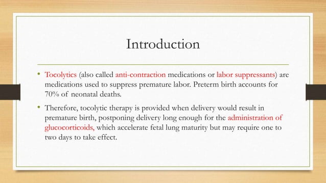 Tocolytic Drugs.pptx