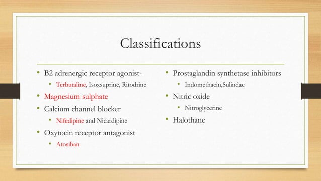Tocolytic Drugs.pptx