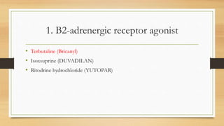 Tocolytic Drugs.pptx
