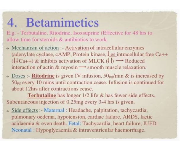 Tocolytics medicines in Obstetrics and gynpptx | PPTX