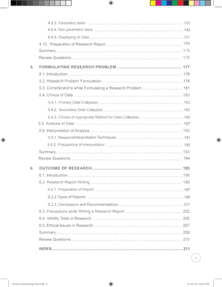 TOC Research Methodology | PDF | Science