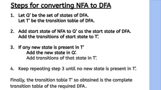 NFA DFA Equivalence theorem | PDF