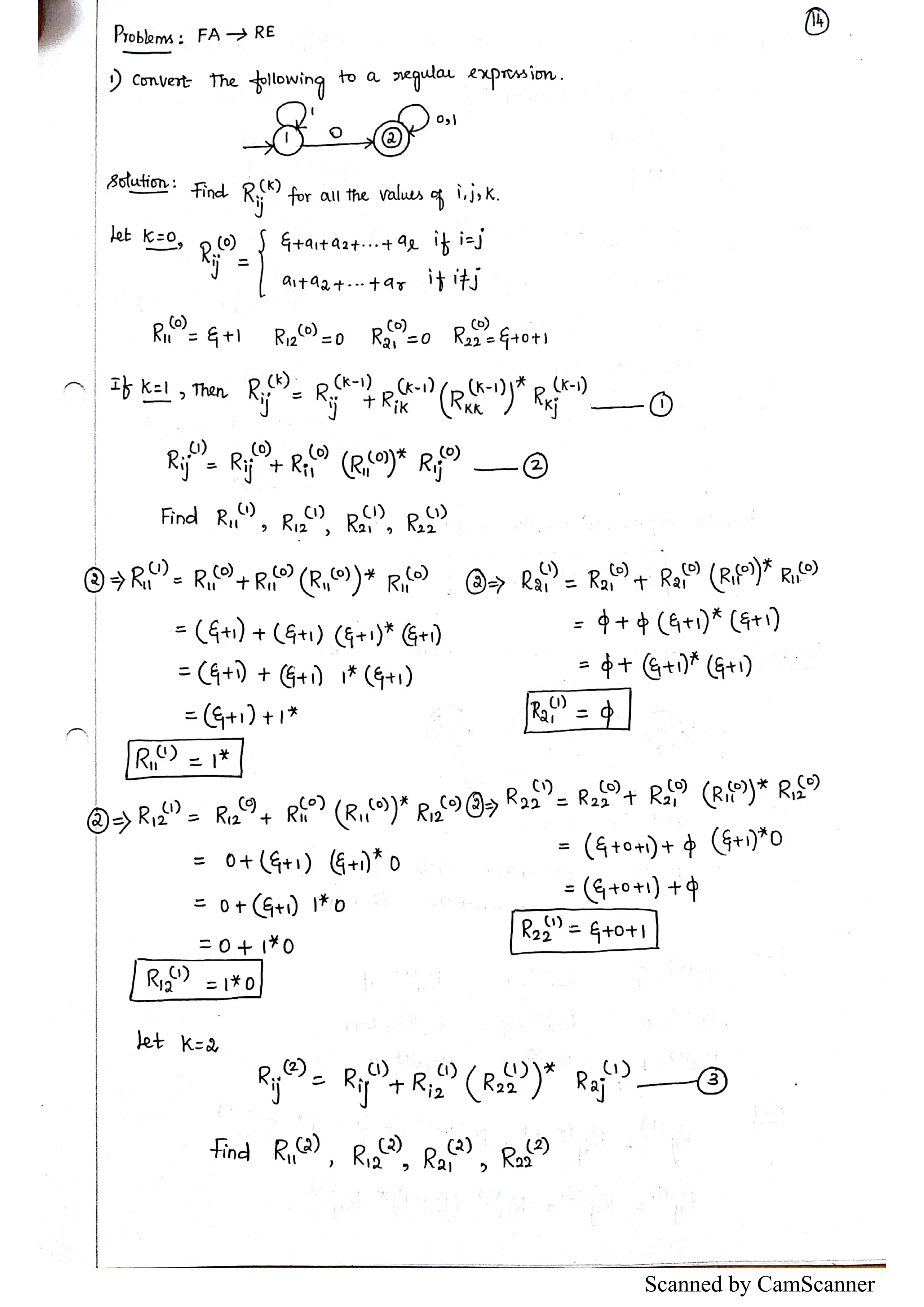 TOC UNIT II Notes and Materials with examples | PDF
