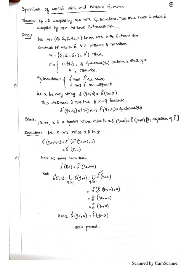 TOC UNIT II Notes and Materials with examples | PDF