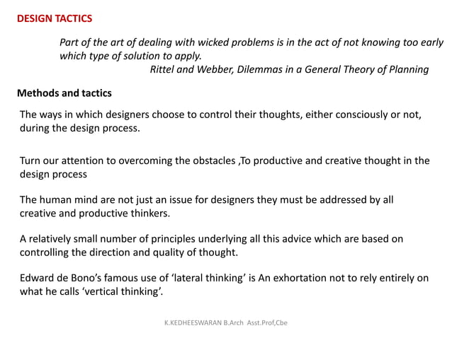 THEORY OF DESIGN | PDF