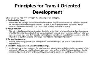 TOD.pptx | Rail Travel | Travel Type