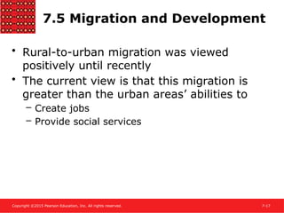 Todaro Chapter 7: Urbanisation and Rural-Urban Migration | PPTX