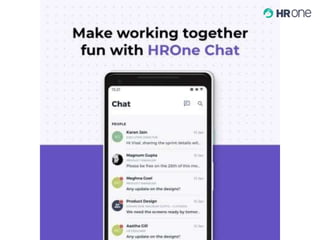 HROne - India's 1st Inbox for HR | PPTX