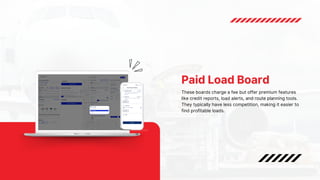 Best Load Boards for Truck Drivers and Carriers in 2024 | PPT