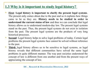 Today Legal History and customary law.pptx