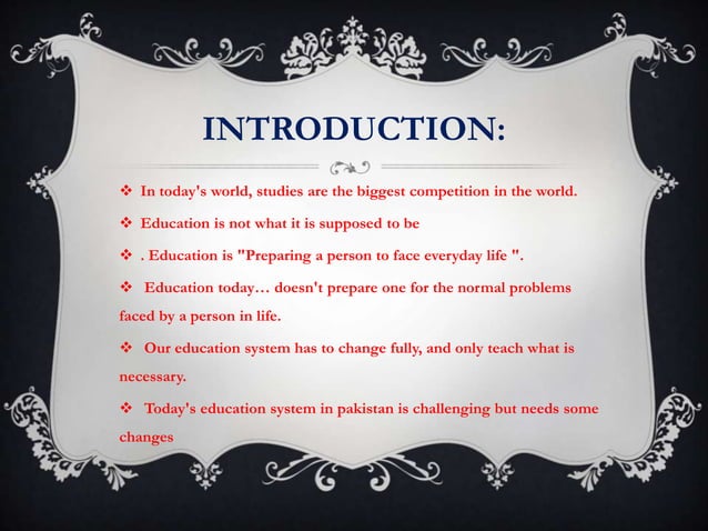 Today’s education system | PPTX | Education
