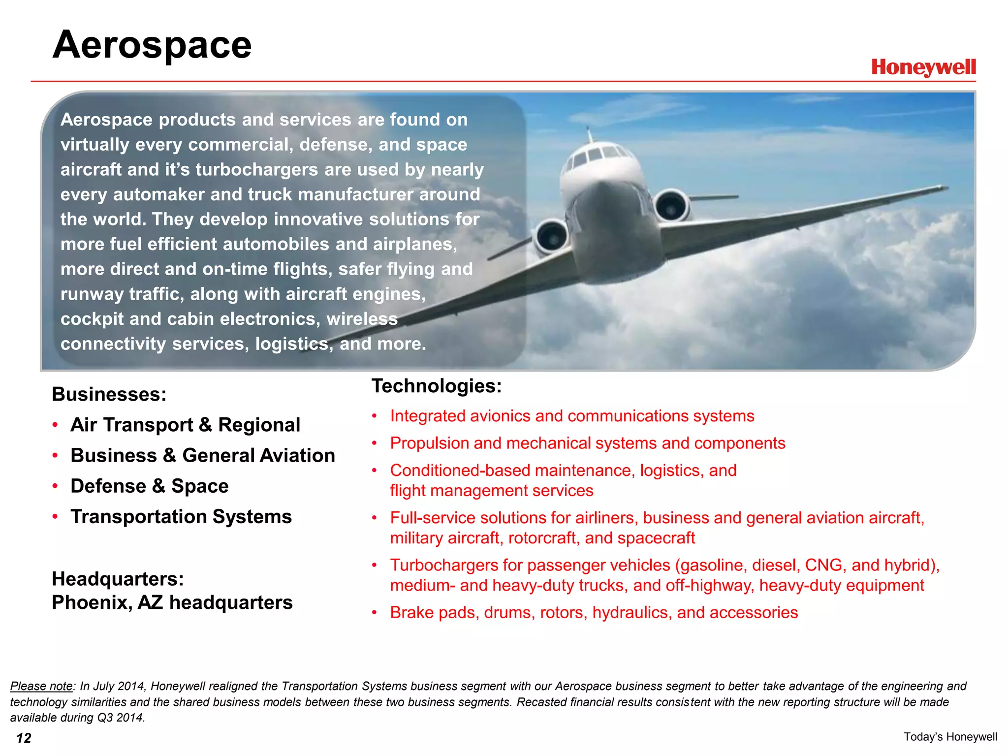 Honeywell Inc an overview | PPTX