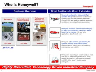 Honeywell Inc an overview | PPTX