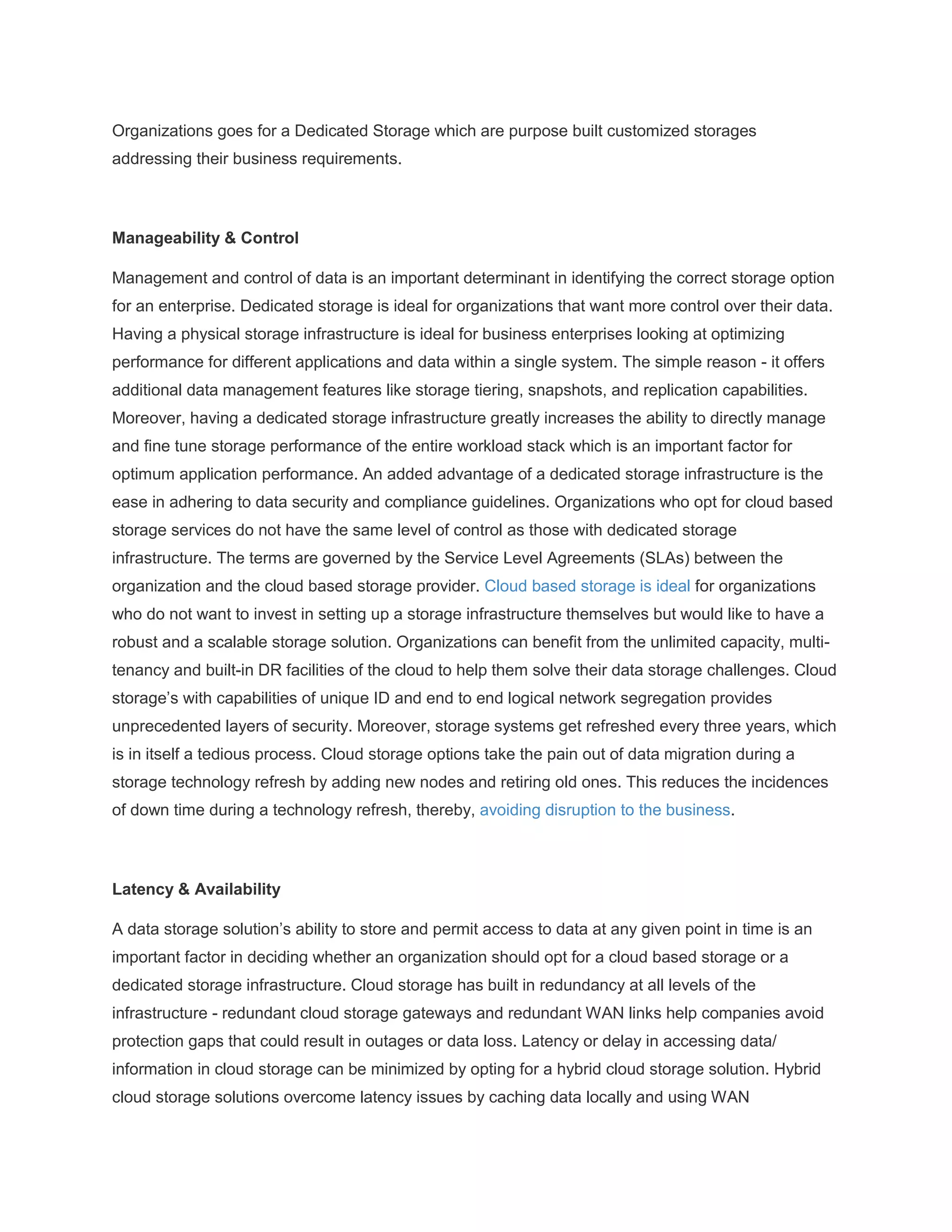 Today's Need To Manage The Storage Polymorphism | PDF