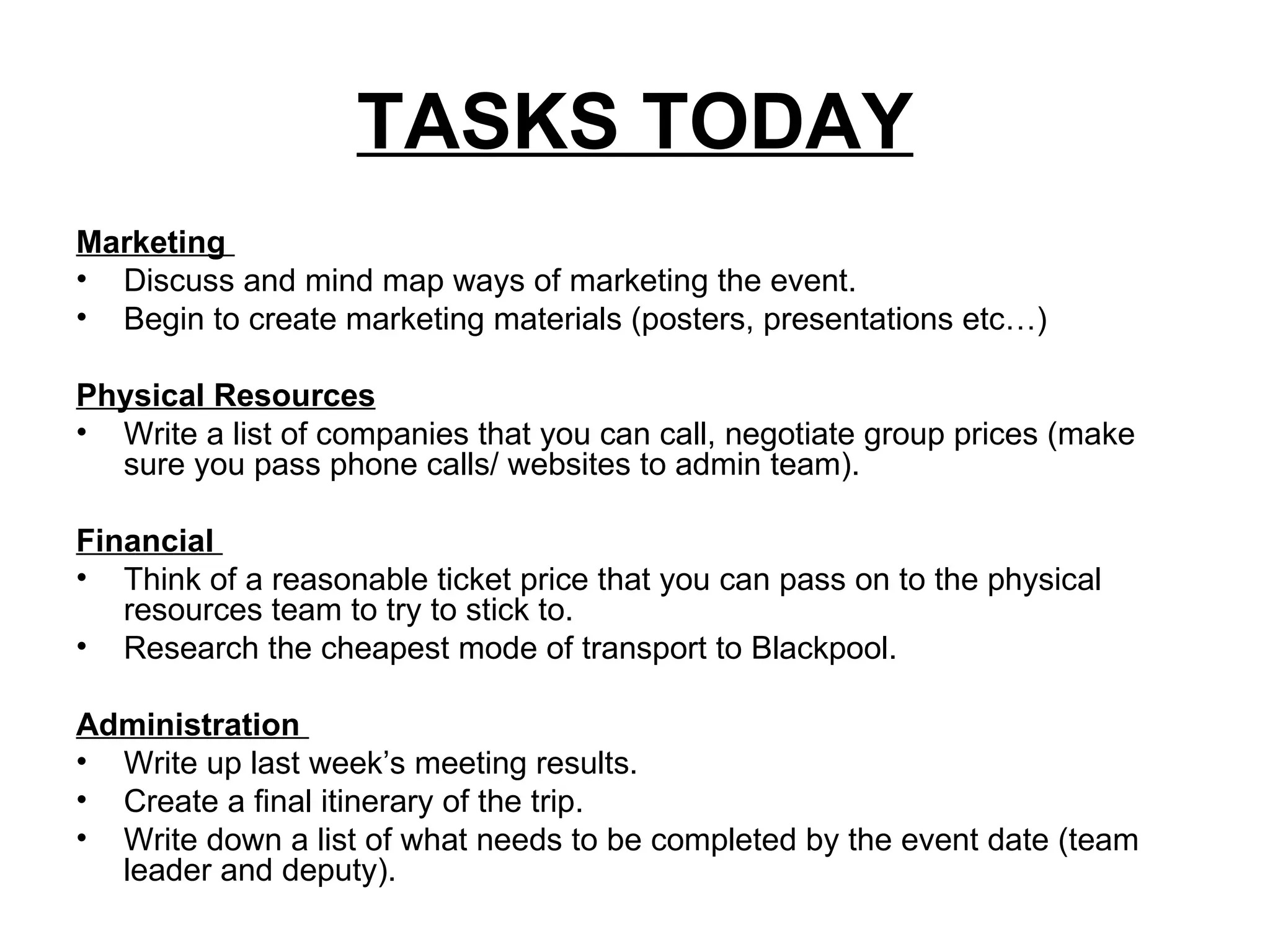 Todays task | PPT