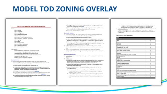 Transit-Oriented Development Zoning Study | PPT