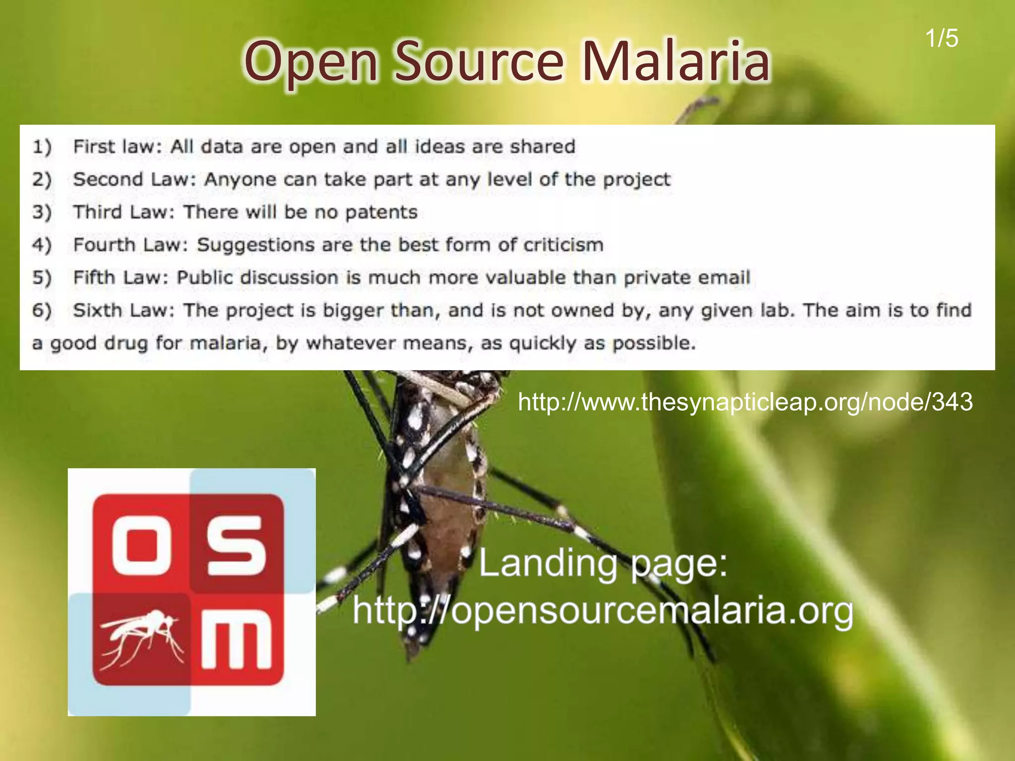 eResources for open drug discovery, Dr Matthew Todd | PPT