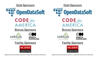 Triangle Open Data Day 2015 Program | PPT